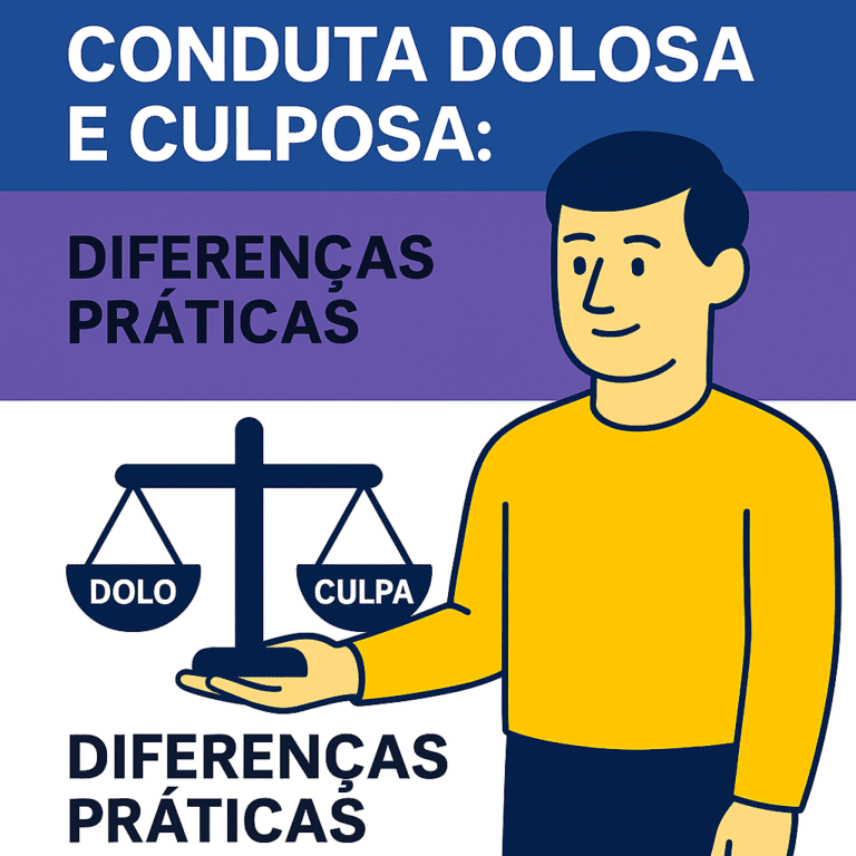 Conduta Dolosa e Culposa: Entenda as Diferenças na Prática Penal