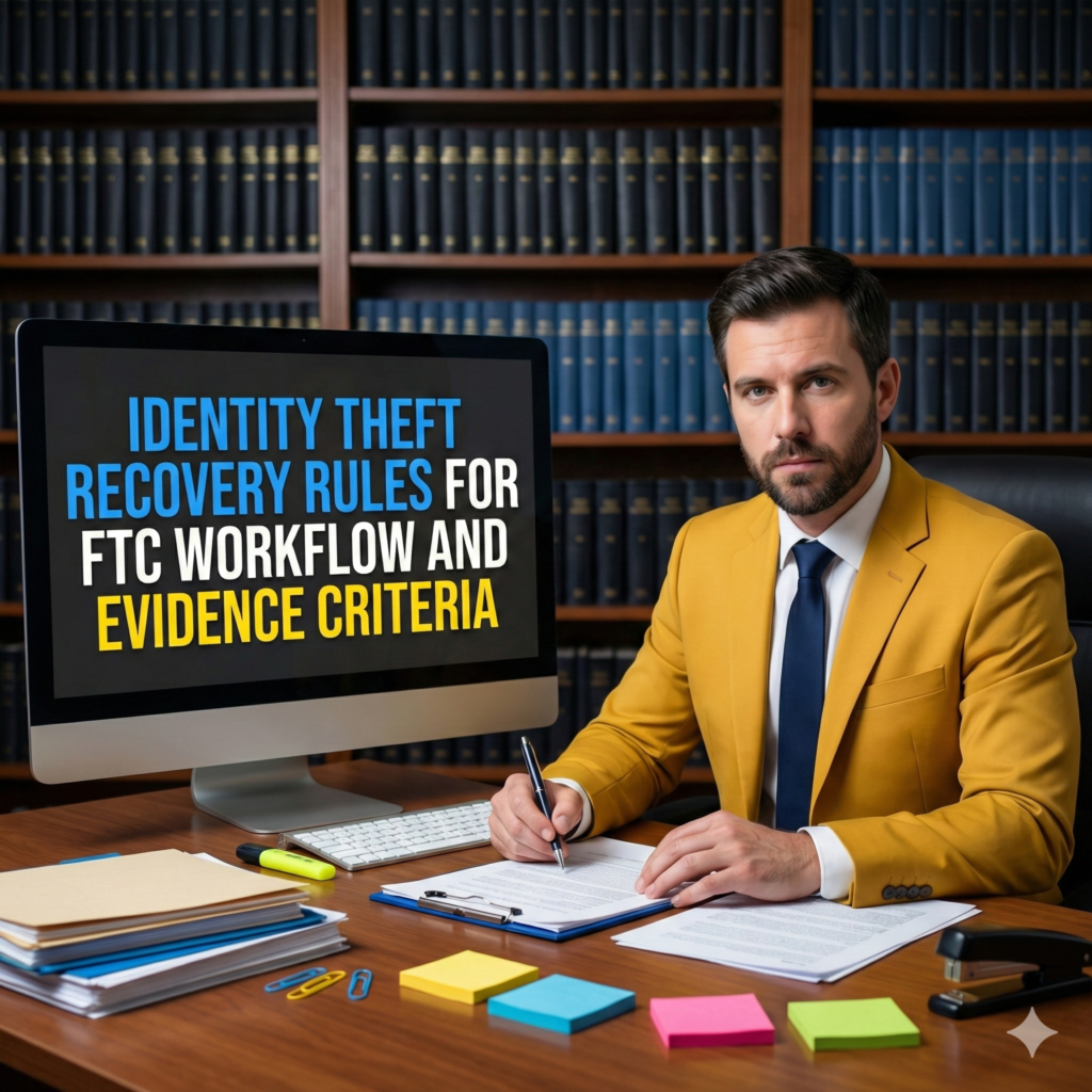 Identity Theft Recovery Rules for FTC Workflow and Evidence Criteria