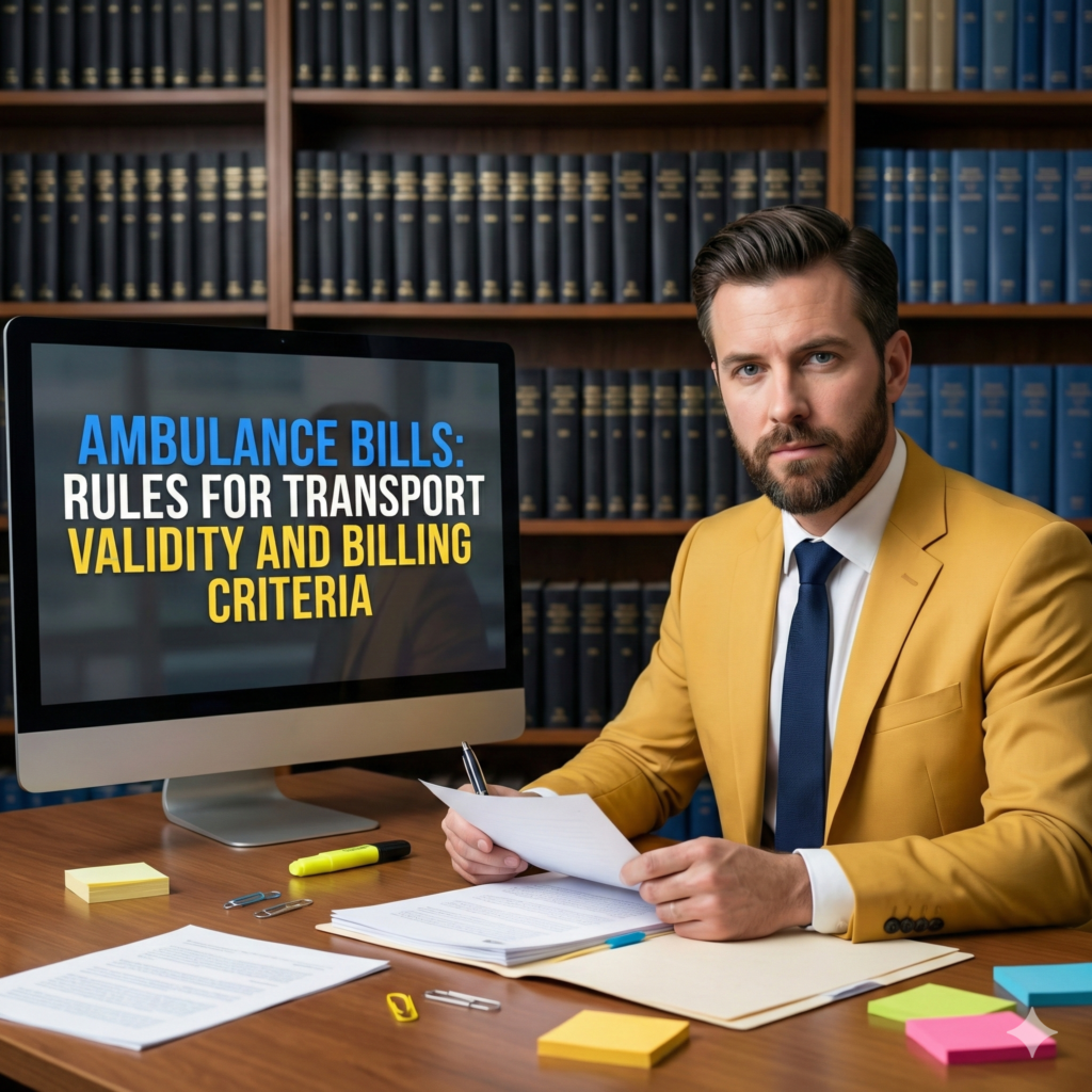 Ambulance bills: Rules for transport validity and billing criteria