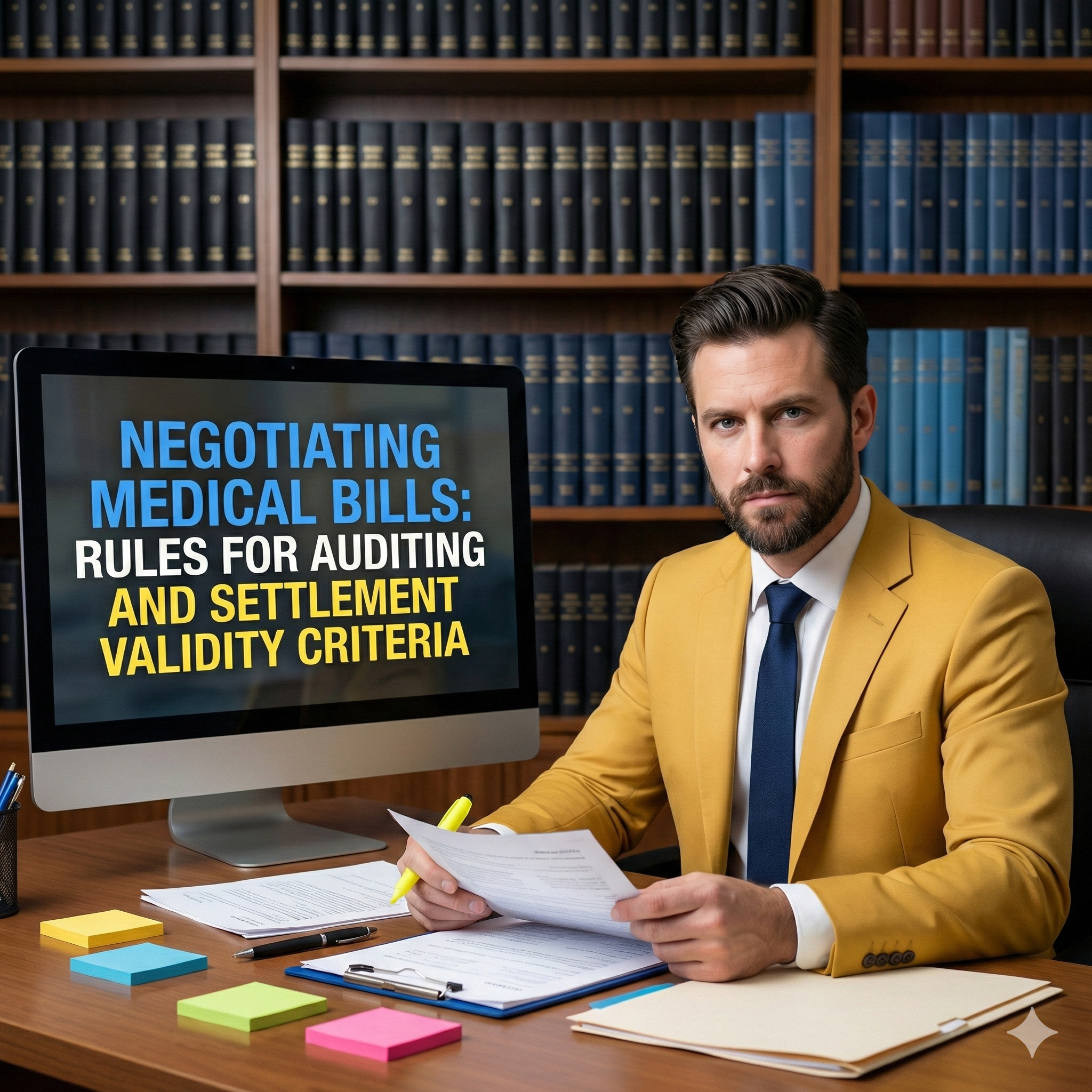 Negotiating medical bills: Rules for auditing and settlement validity ...