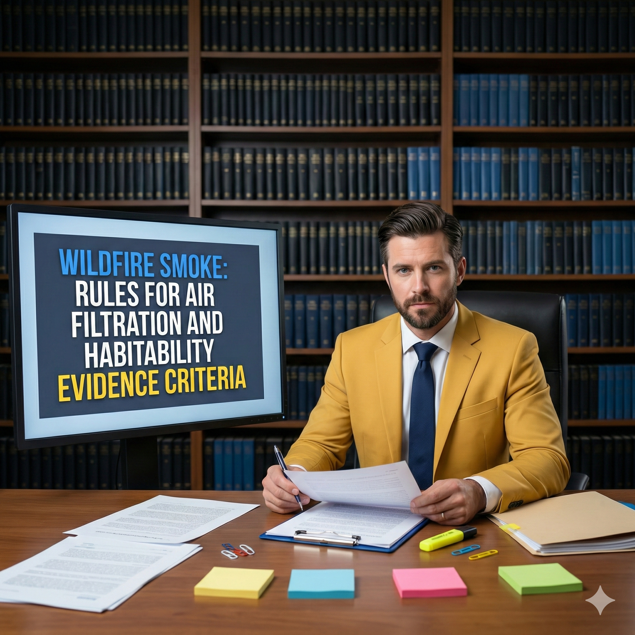 Wildfire Smoke: Rules for Air Filtration and Habitability Evidence Criteria