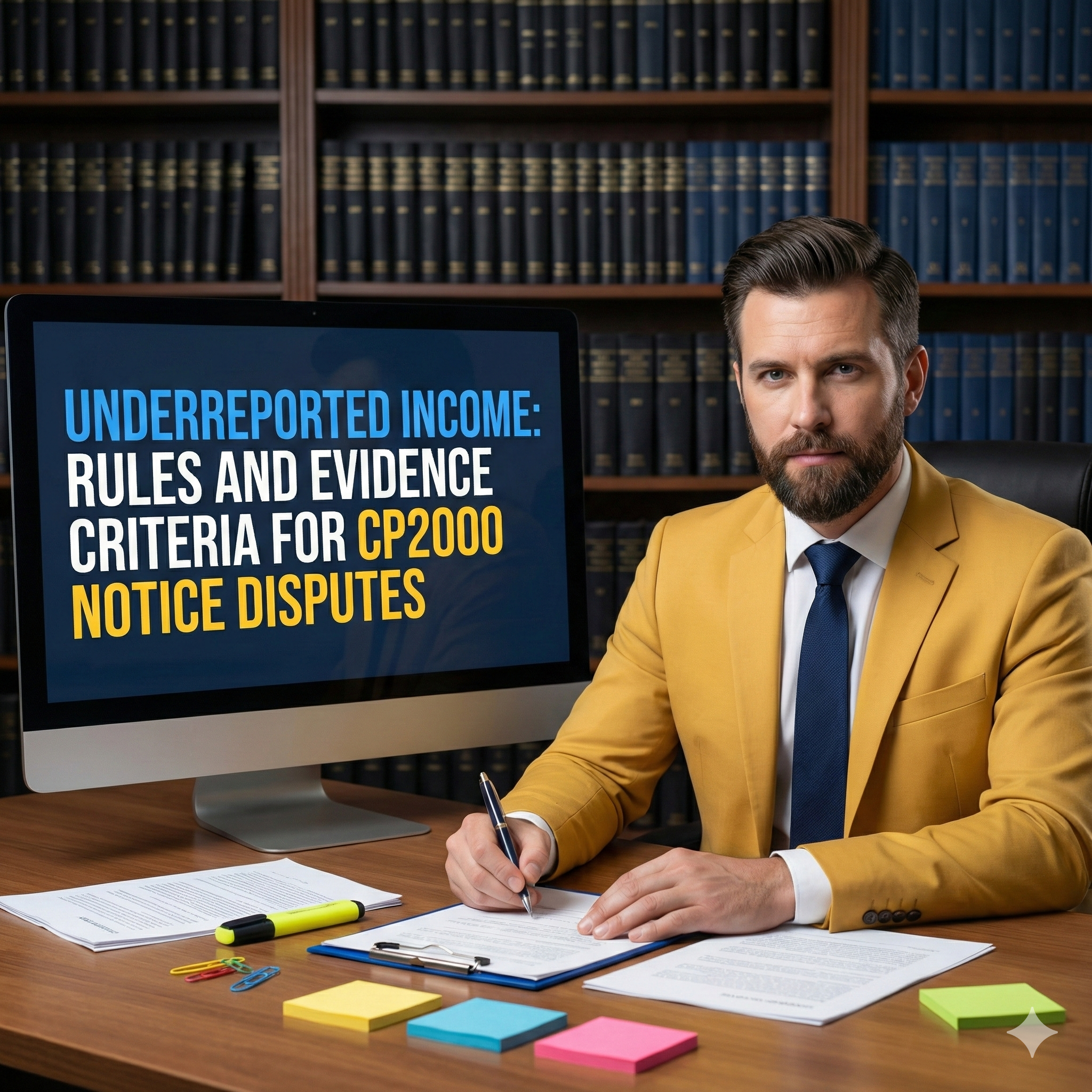 Underreported Income: Rules and Evidence Criteria for CP2000 Notice ...