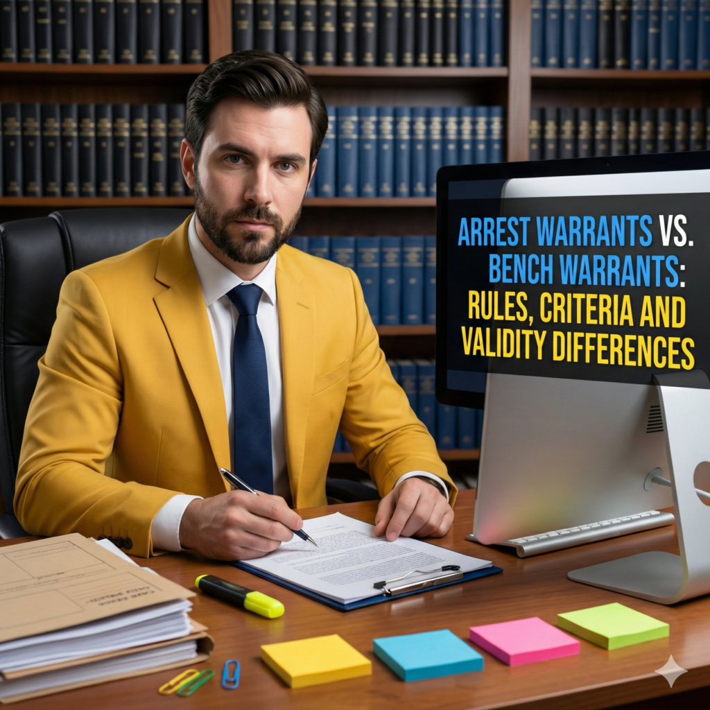 Arrest warrants vs. bench warrants: Rules, Criteria and Validity ...