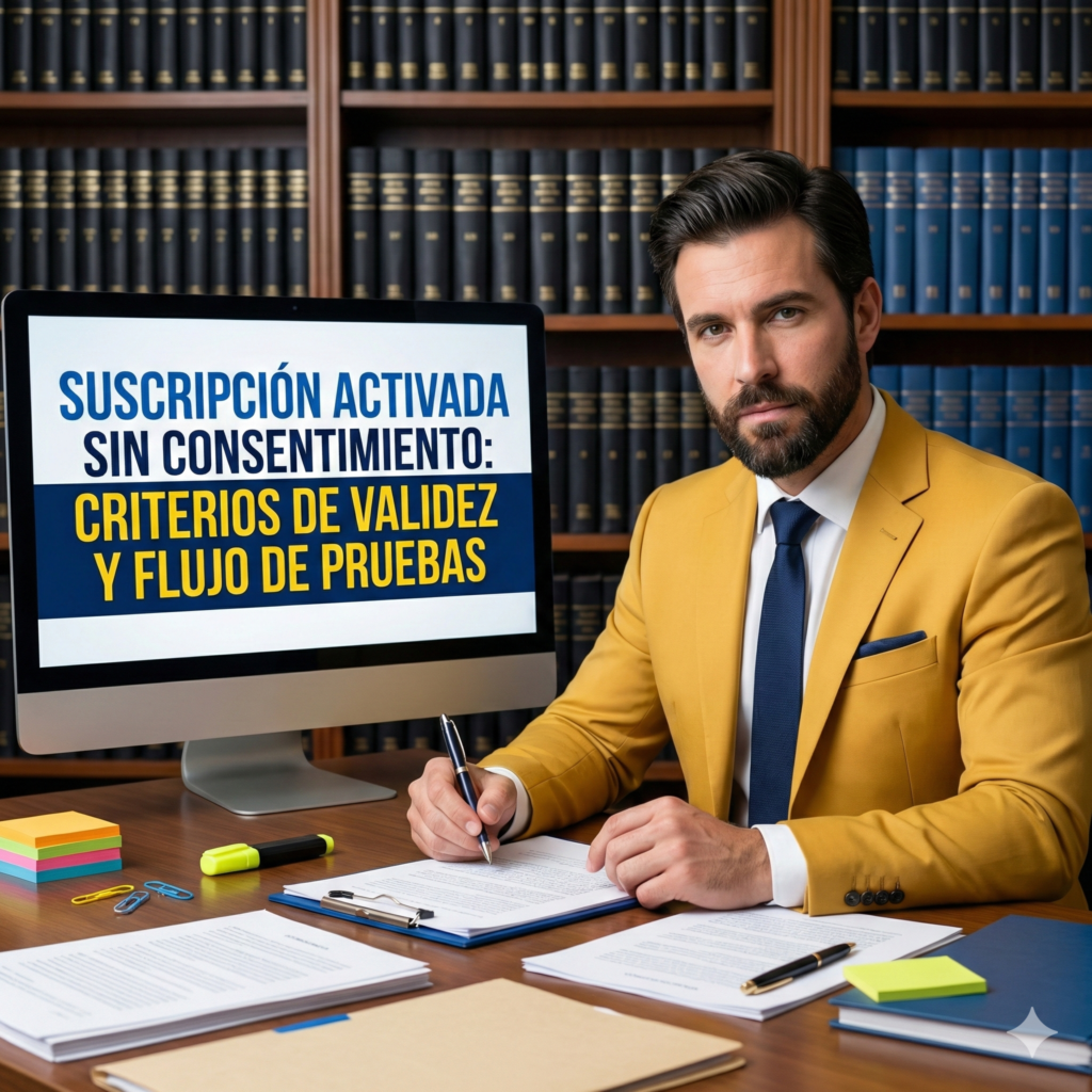 Suscripción activada sin consentimiento: Criterios de validez y flujo ...