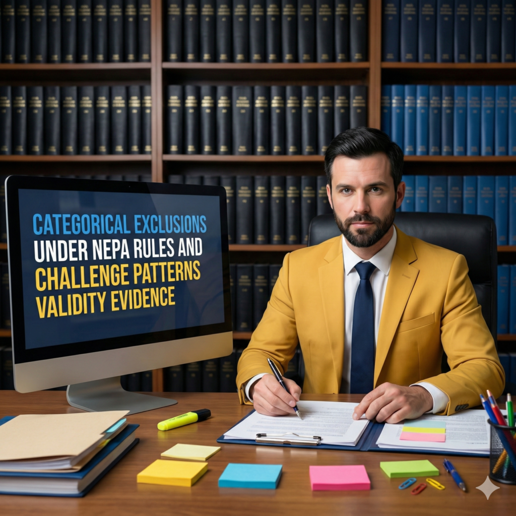 Categorical Exclusions Under NEPA Rules and Challenge Patterns Validity Evidence