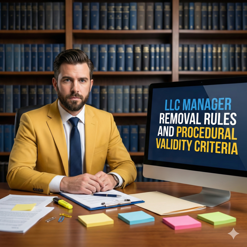LLC Manager Removal Rules and Procedural Validity Criteria