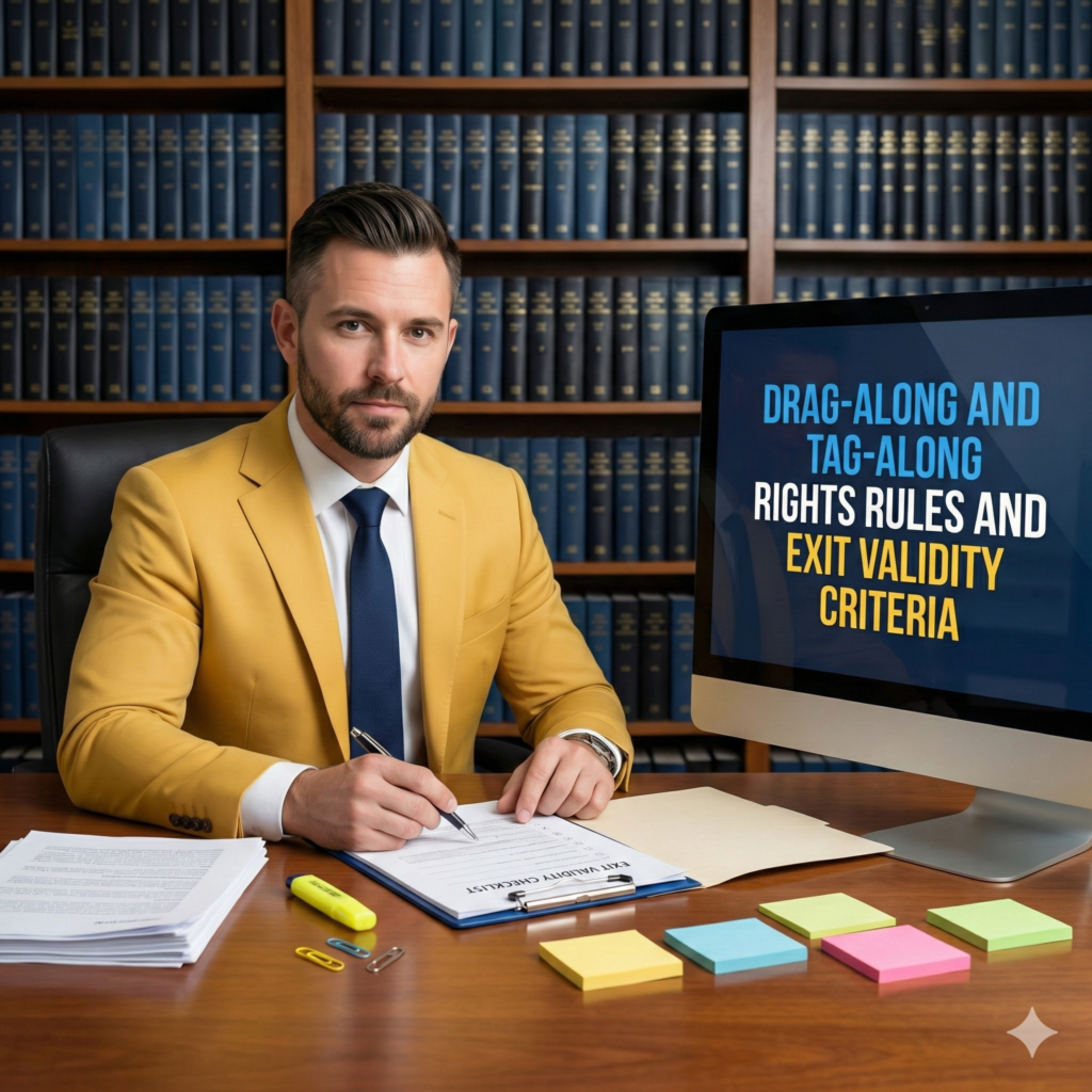 Drag-Along and Tag-Along Rights Rules and Exit Validity Criteria