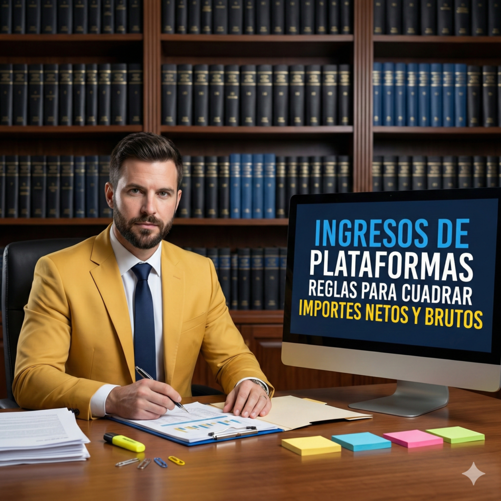 Ingresos de plataformas Reglas para Cuadrar Importes Netos y Brutos