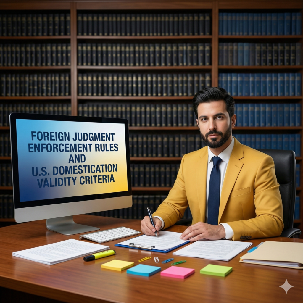 Foreign Judgment Enforcement Rules and U.S. Domestication Validity Criteria