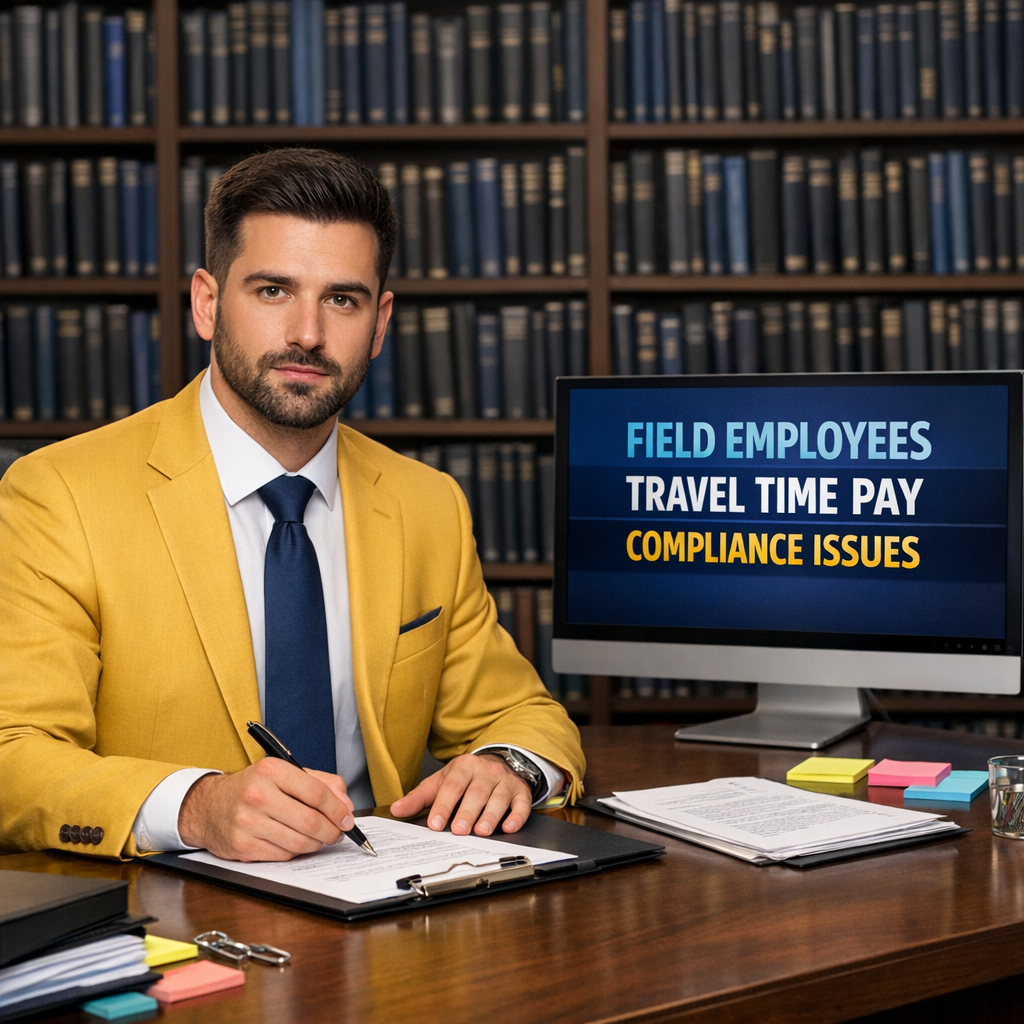 Field employees travel time pay compliance issues