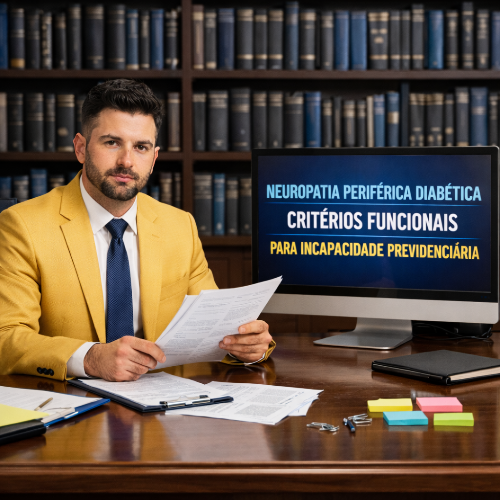 Neuropatia periférica diabética critérios funcionais para incapacidade previdenciária