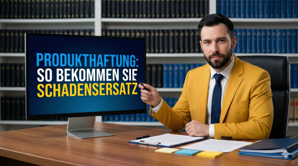 Produkthaftung Voraussetzungen zur Erlangung von Schadensersatz